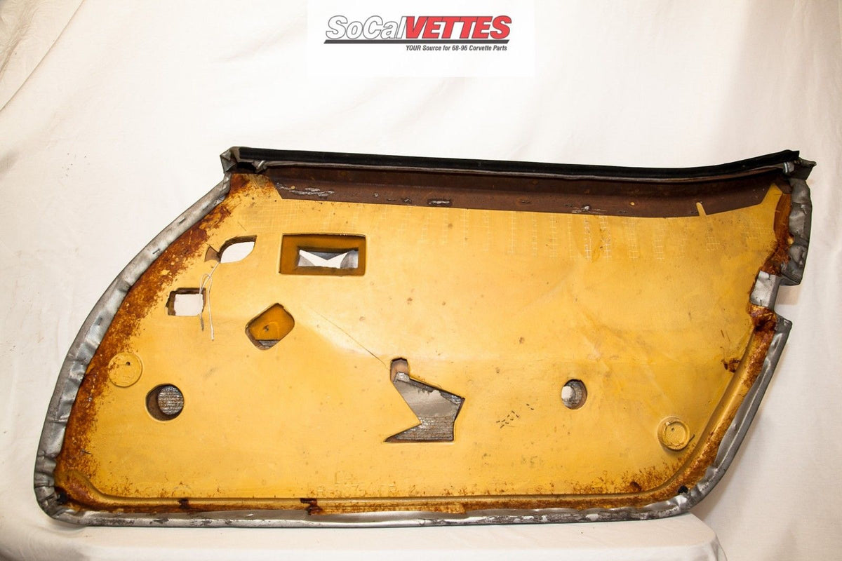 1978-1982 Corvette LH (Driver) Door Panel - Original - Silver – SoCalVETTES