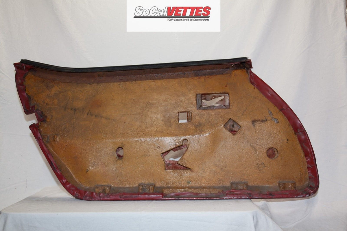 1978-1982 Corvette RH(Passenger) Door Panel - Original - Red – SoCalVETTES