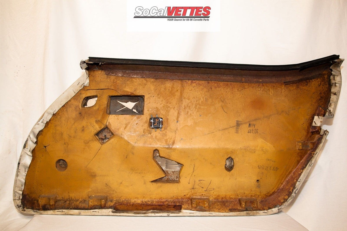 1978-1982 Corvette LH (Driver) Door Panel Tan - Original – SoCalVETTES
