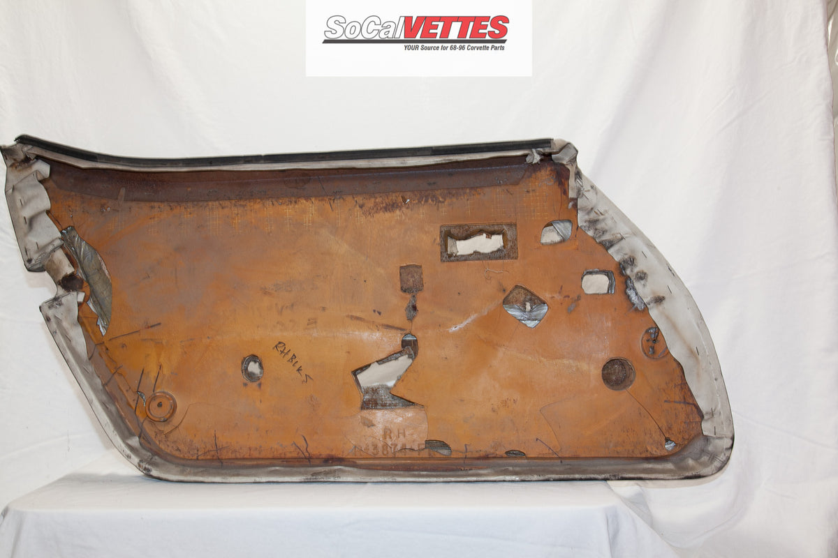 1978-1982 Corvette RH Door Panel - Original Black – SoCalVETTES